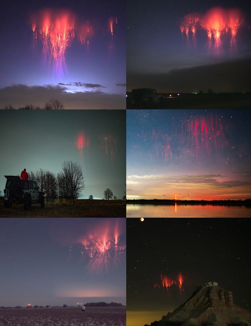 Farfadets, sylphes, sprites ou phénomènes lumineux transitoires ( TLE ...