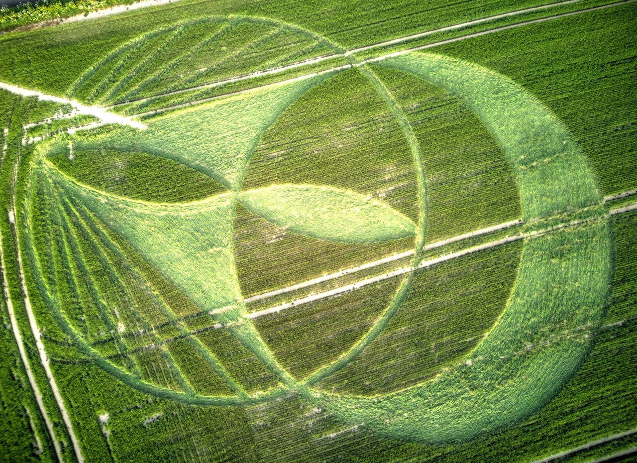 Le dernier crop circle.. à Culliford Tree Barrow, Dorset. 18 Mai 2025 ...